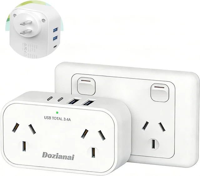 JAPAN TRAVEL ADAPTER, AU to Japan Plug Adapter Type A Travel Power Plug ...
