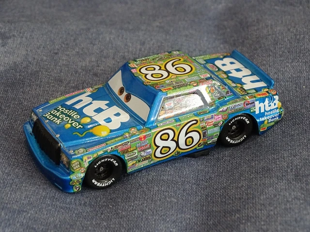 DISNEY PIXAR CARS Chick Hicks Blue Blisterless Movie Custom Car £7.19 ...