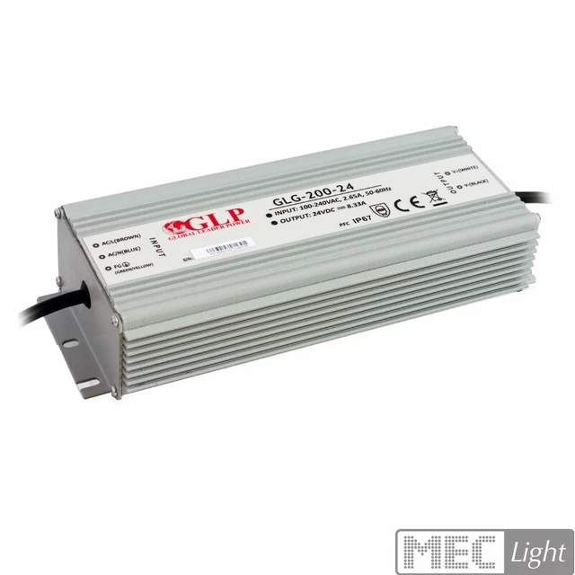 LED TRAFO BLOC D'Alimentation 24V Dc 8,33A 200W Étanche IP67 ...