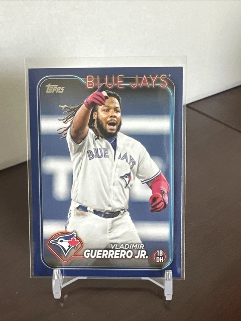 2024 TOPPS SERIES 1 Vladimir Guerrero Jr. blu reale #330 Toronto blu ...