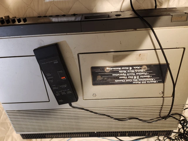 NATIONAL NV-2000 VCR VHS Player 1981 80s Vintage Video Recorder With ...