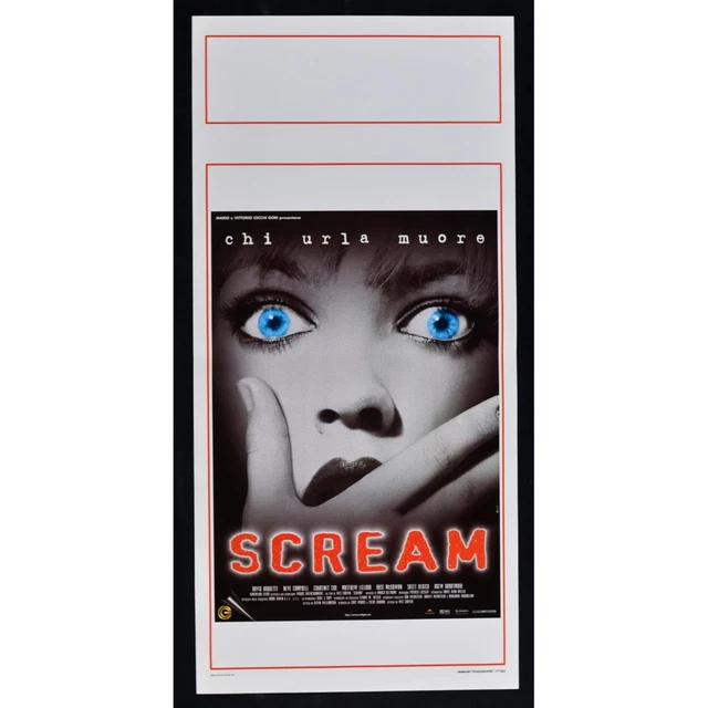 AFFICHE SCREAM WES Craven Cox Drew Barrymore Horreur B246 EUR 34,74 ...