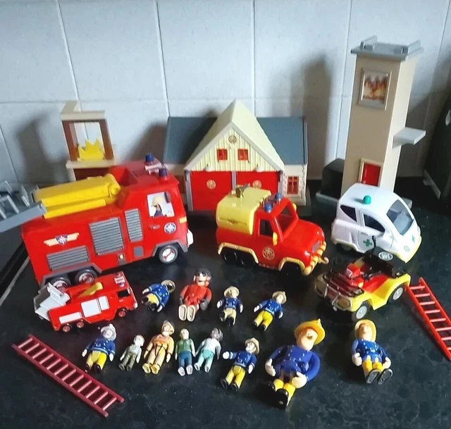FIREMAN SAM TOY Bundle Vehicles and Figures Training Towers - Read ...