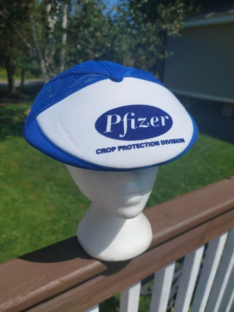 VINTAGE PFIZER CROP Protection Division Snap Cap Ajustable Hat $19.99 ...