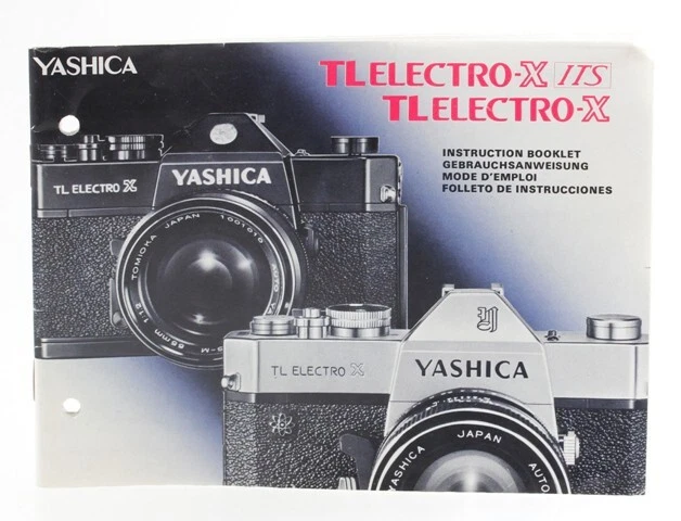 BEDIENUNGSANLEITUNG ANLEITUNG YASHICA TL Electro-X ITS TL Electro X ...