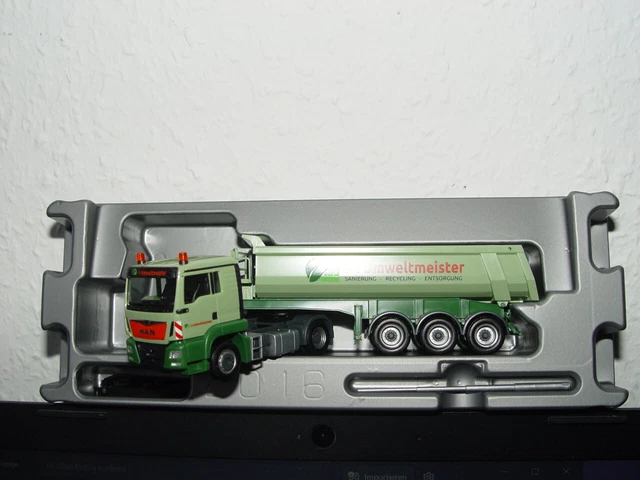 HERPA EXCLUSIV-SERIE 938594 MAN TGS RuMul-SZ -die Umweltmeister- 1:87 ...