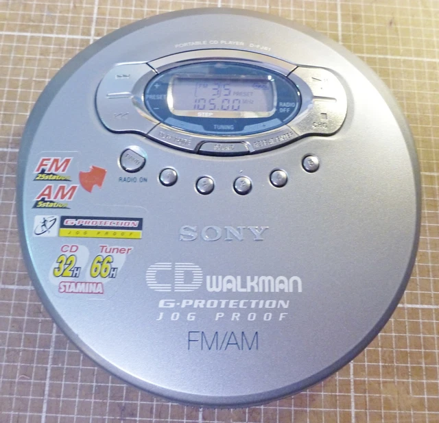 SONY D-FJ61 CD Walkman Discman Radio Portable Lecteur Cd Stéréo ...