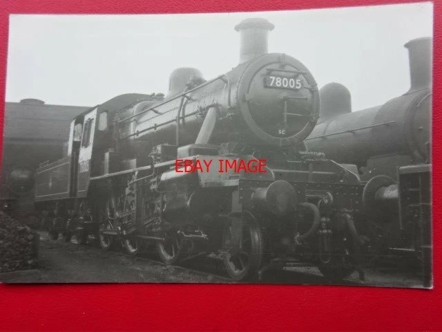 PHOTO BR Standard Class 2 Loco No 78005 At Darlington £1.85 - PicClick UK