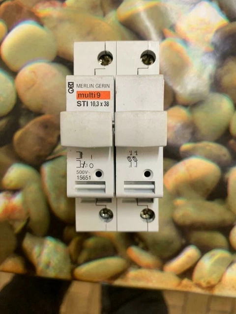 SCHNEIDER MERLIN GERIN Carrier Fuses 2P STI 15651 Multi9 10.3x38 £7.04 - PicClick UK