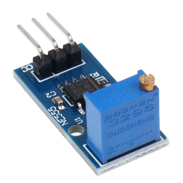 MODULE DE GÉNÉRATEUR d'impulsions à fréquence réglable NE555 Puce NE555 ... MODULE DE GÉNÉRATEUR d'impulsions à fréquence réglable NE555 Puce NE555 ...