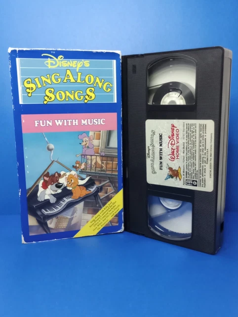DISNEY SING ALONG Songs Fun With Music VHS £9.75 - PicClick UK