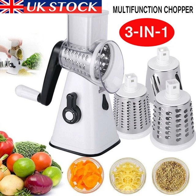 MULTIFUNCTION VEGETABLE SLICER Cutter Grater Manual Food Chopper ...