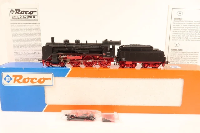 ROCO 43311 DAMPFLOK mit Tender BR 17 1177 der DR neuw. in OVP #E3 EUR 129,99 - PicClick DE
