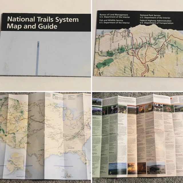 NATIONAL TRAIL SYSTEM Map & Guide Park ALL Unigrid Brochure NEWEST ...