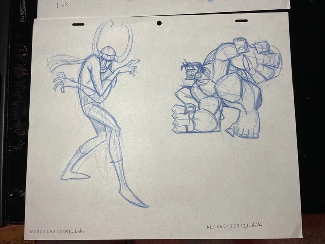HULK VS. THOR Marvel Animation concept art Character Design MARVEL Loki ...