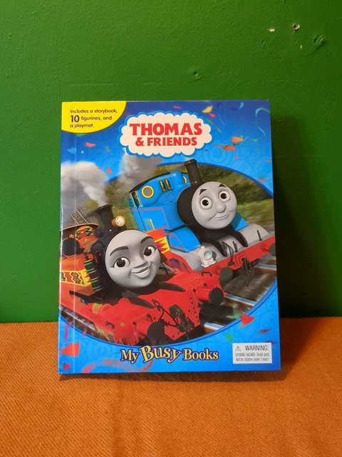 THOMAS AND FRIENDS My Busy Books Includes Story, x10 Trains And 3' By 2 ...