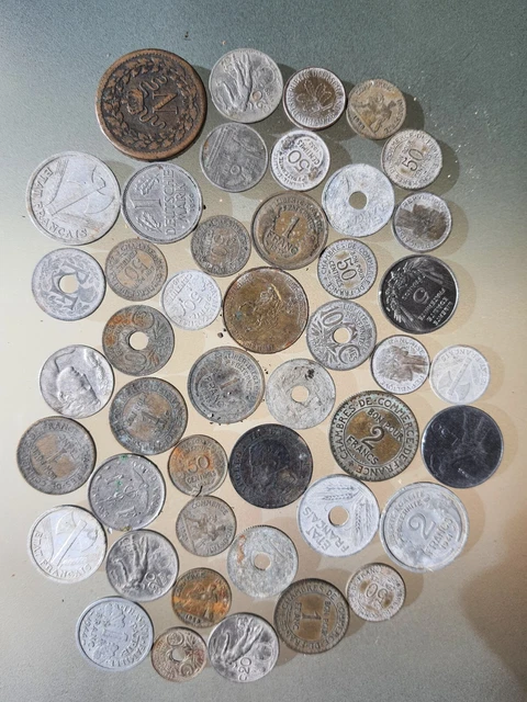 LOT PIECES DE monnaie franc francisque EUR 28,00 - PicClick FR