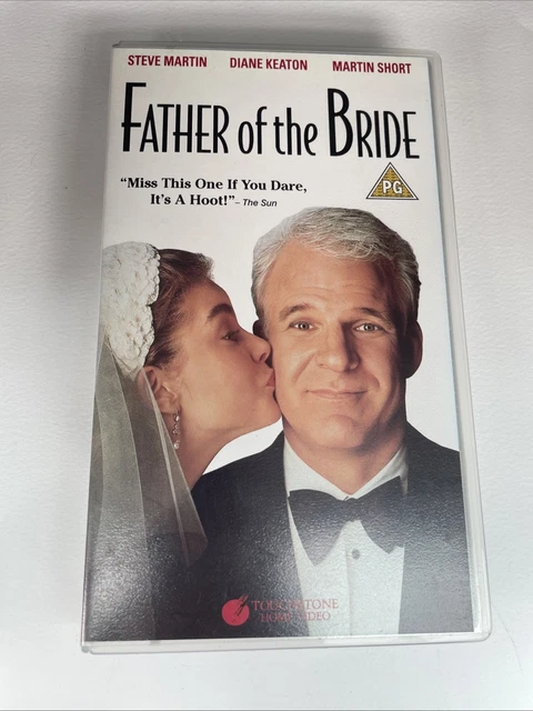 FATHER OF THE Bride Starring Steve Martin - VHS Video Movie Cassette ...