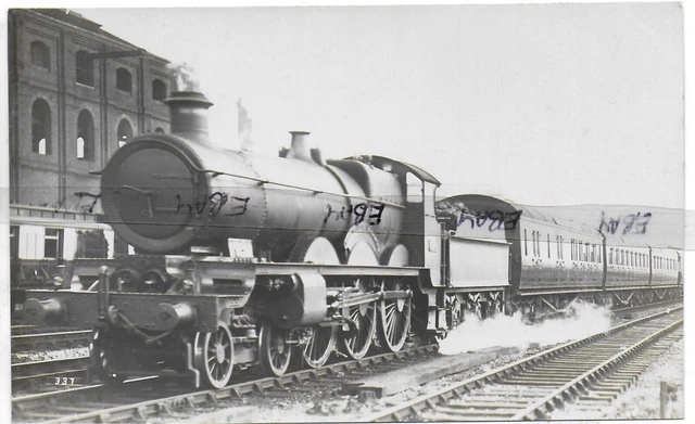VINTAGE RAILWAY POSTCARD,TRAIN&KING Harold"4030,Steam Locomotive,Rp £3. ...