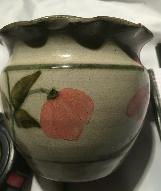 STUDIO POTTERY ART Jar-Vase North Devon, Np. 10 Cm Tall Very Good. £18. ...