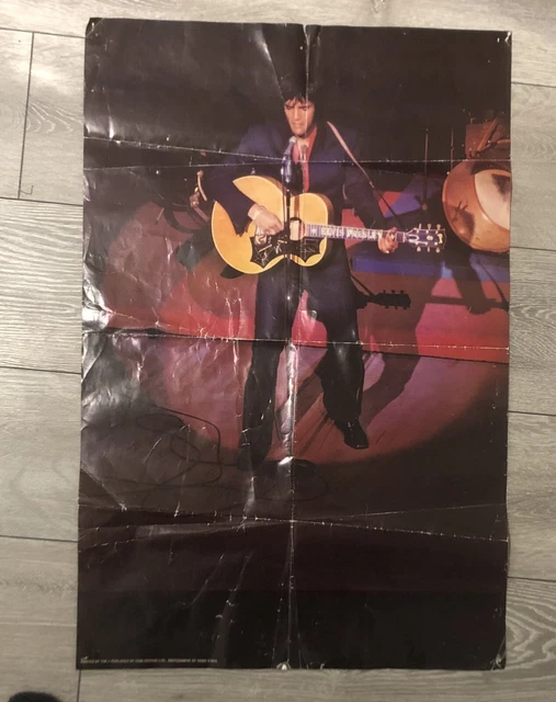 GENUINE ELVIS PRESLEY 1980s Poster. TSR Star Posters Ltd. Terry O’Neil ...