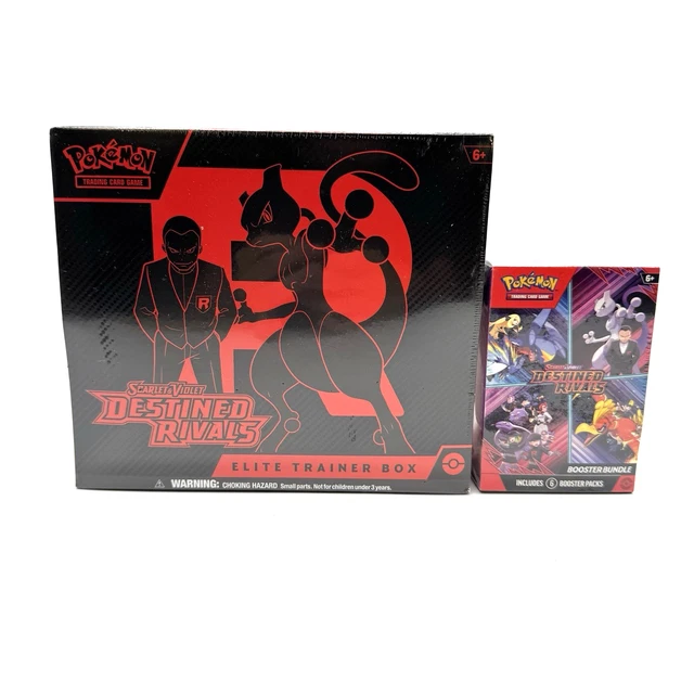 POKEMON SV10 DESTINED Rivals Elite Trainer Box ETB and Booster Bundle ...