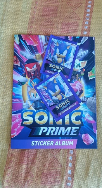 SONIC PRIME STICKER album panini + 2 Bustine di Figurine EUR 5,50 ...
