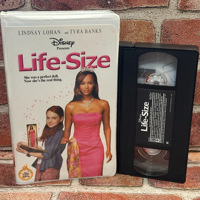 LIFE-SIZE VHS USED Lindsay Lohan Tyra Banks Disney Rare Family Comedy £ ...