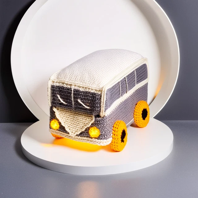 CROCHET CAMPER VAN Pattern PDF - Retro Crochet Project, Adorable DIY ...