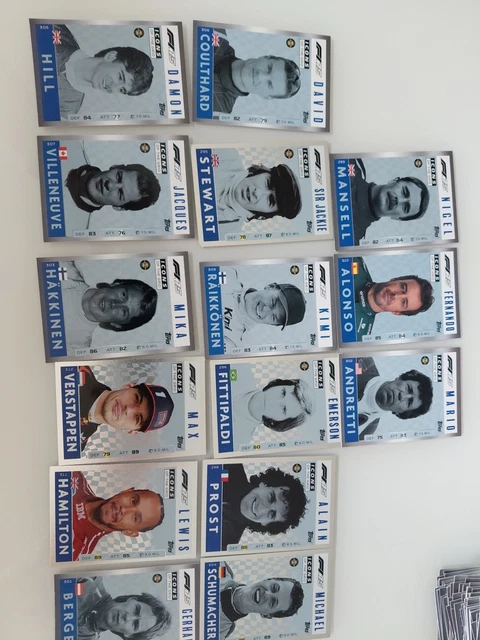 TOPPS F1 TURBO Attax 2025 Icons of the Grid set £3.31 - PicClick UK