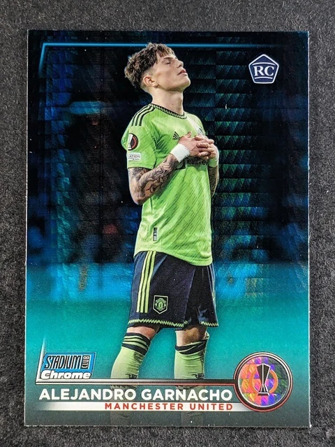 2022-23 TOPPS STADIUM Club Chrome UEFA ALEJANDRO GARNACHO Rookie RC ...