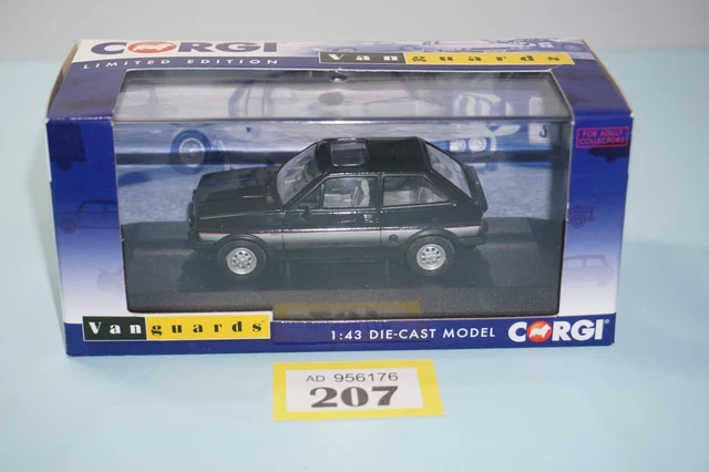 CORGI VANGUARDS FORD Fiesta XR2 Mk1 Black VA12508A Boxed £149.99 ...
