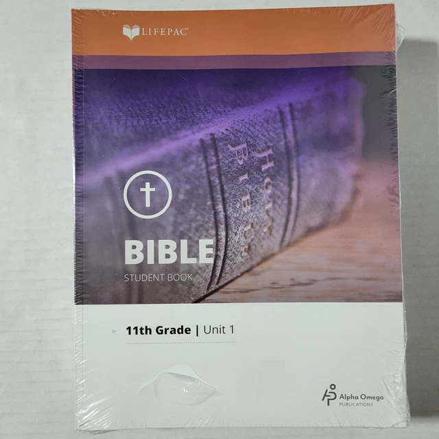 LIFEPAC BIBLE GRADE 11 Complete Set Teacher's Guide 10 Units Alpha ...