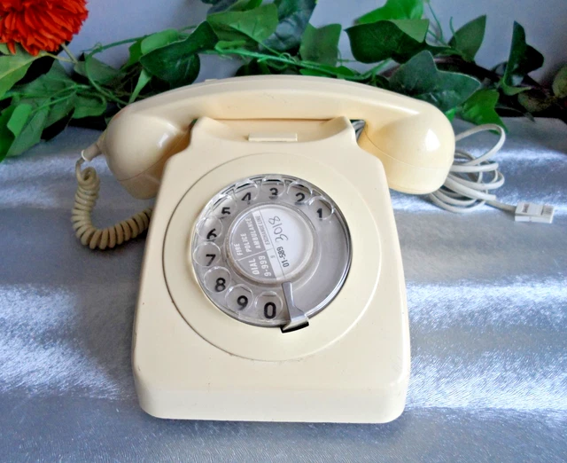 RETRO BT 8746 F Dial Up Telephone In Ivory £20.39 - PicClick UK