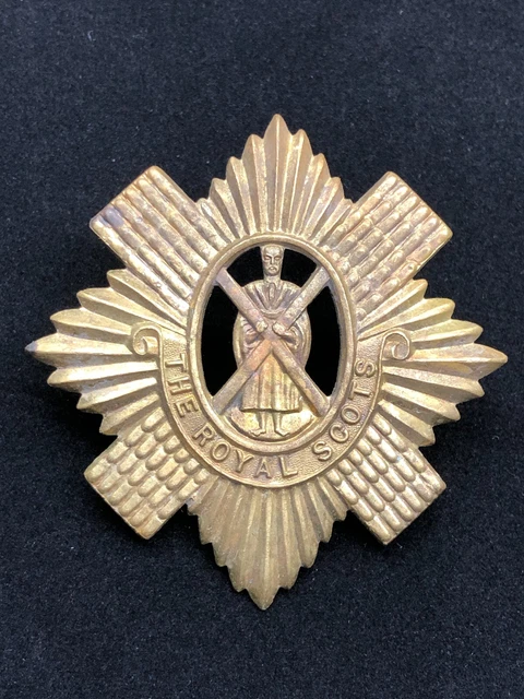 ORIGINAL WW2 BRITISH Army The Royal Scots Regiment Cap Badge £9.99 ...