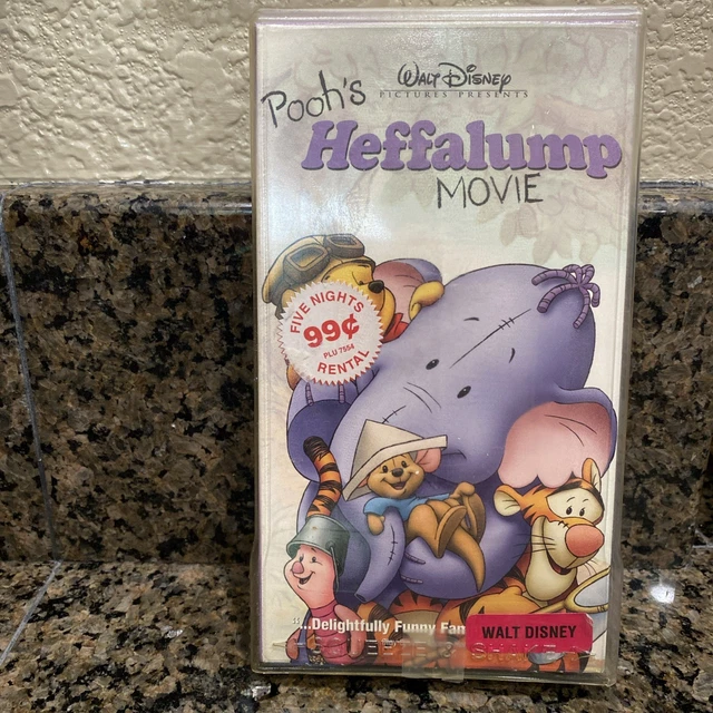 POOHS HEFFALUMP MOVIE (VHS, 2005) Walt Disney Rare To Find Late Release ...