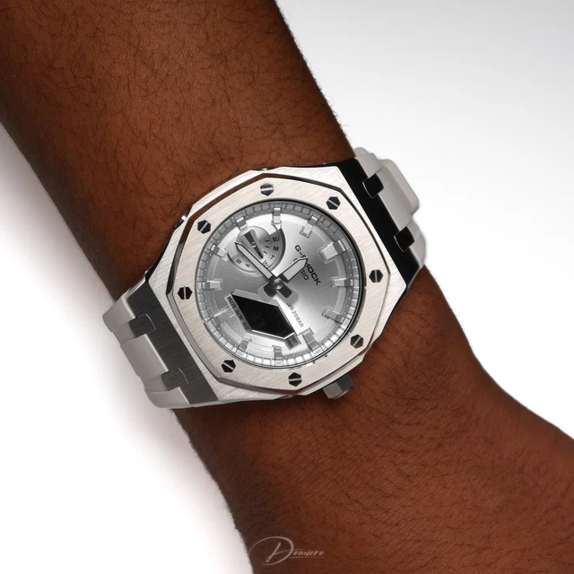 CUSTOM CASIOAK GA2100 Watch G-Shock Casio Oak Royal AP offshore Style ...