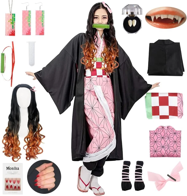 NEZUKO TANJIROU COSPLAY, Nezuko Tanjirou Kochou Shinobu Mitsuri Kostüm ...