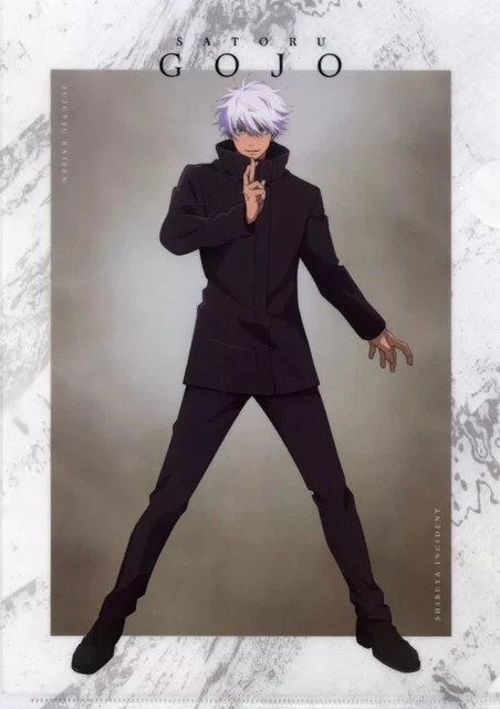 CLEAR FILE GOJO Satoru A4 Jujutsu Kaisen Pop Up Store Shibuya Incident ...