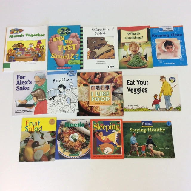 HEALTH BODY FOOD Cooking Preschool Kindergarten 1st Grade 13 Reader ...