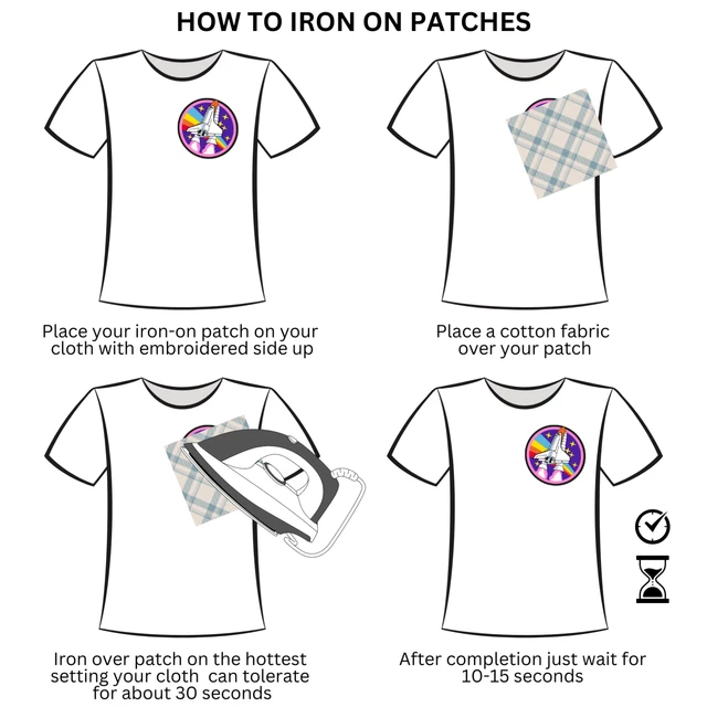 PEACE SYMBOL CND anti-war jacket clothes badge Iron or Sew on ...