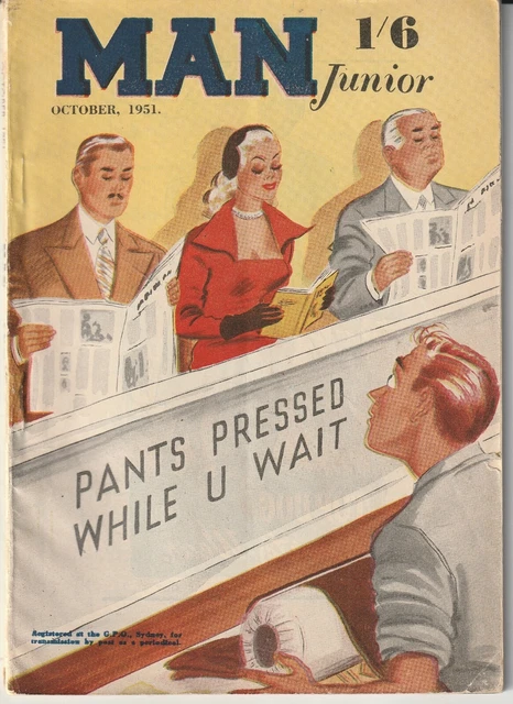 AUSTRALIAN MAGAZINE - Man Junior - Murray Publishing October 1951 $29. ...