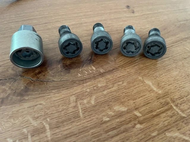 ORIGINAL VW RADSCHRAUBEN diebstahlhemmend Felgenschloss Radsicherung ...