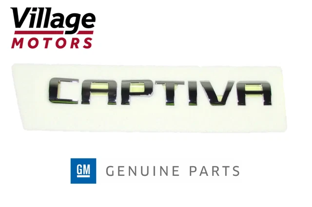 NEW GENUINE HOLDEN GM Holden Captiva 'CAPTIVA' BADGE CHROME 96448159 ...