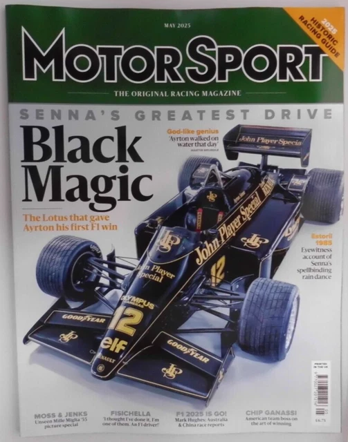 MOTOR SPORT MAGAZINE May 2025 F1 2025 Ayrton Senna greatest drive ...