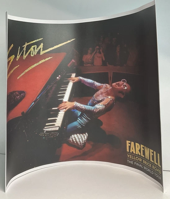ELTON JOHN POSTER Farewell Yellow Brick Road The Final World Tour 46cm ...