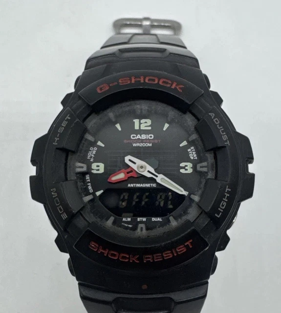 CASIO G-SHOCK G-100 Shock Resist Analog-Digital Men's Watch £34.07 ...