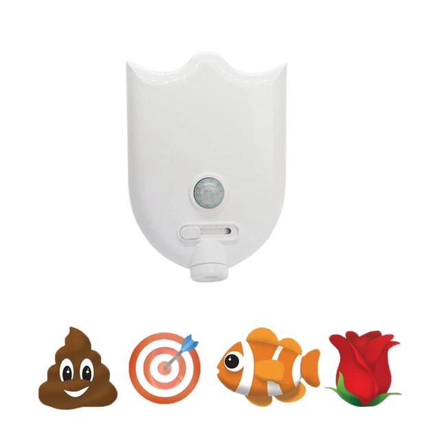ADJUSTABLE POTTY TOILET Target with Motion Sensor, Motion Activated ...