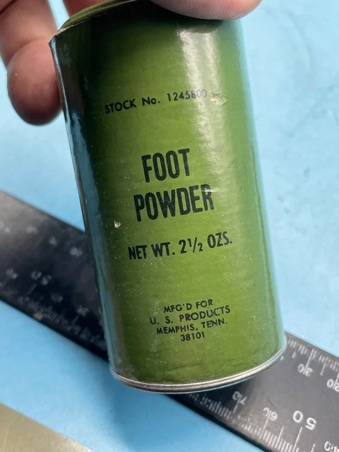 ORIGINAL US ARMY Vietnam War Era Unissued Foot Powder £8.00 - PicClick UK
