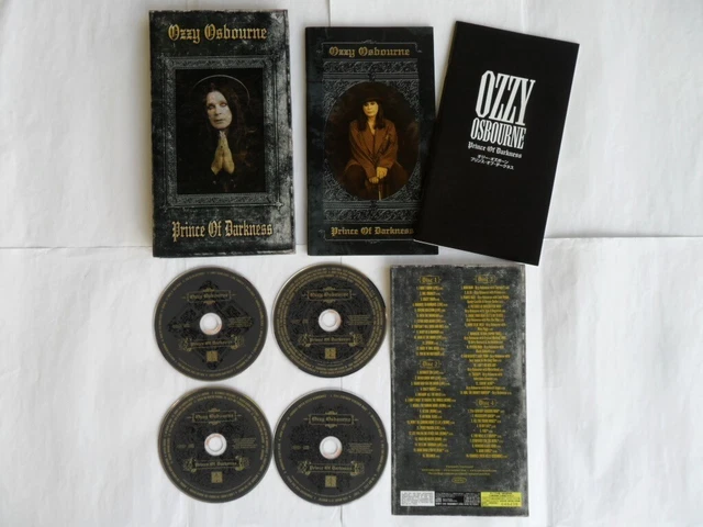 OZZY OSBOURNE RARE Box CD Japan PROMO; Metallica Iron Maiden Black ...